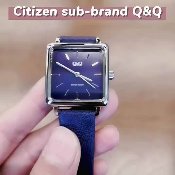 CITIZEN Q & Q นาฬิกาแบรนด์ชั้นนำหรูหราแสง Kinetic พลังงานนาฬิกาควอทซ์กันน้ำสุภาพสตรีนาฬิกาสปอร์ต ...