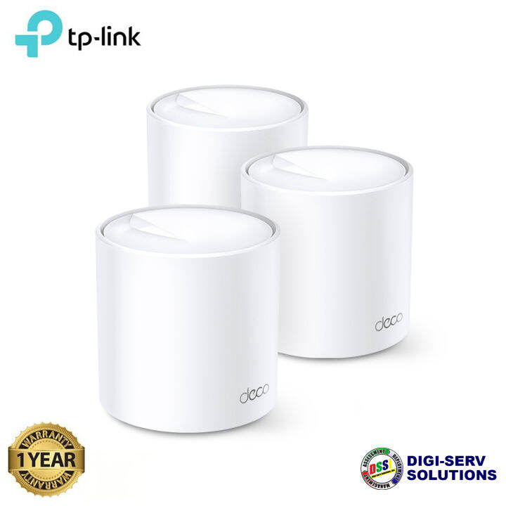 SALE!!! TP-Link Deco X60 (3-pack) AX5400 Whole Home Mesh Wi-Fi 6 System (Remodel V3.20) | Lazada PH