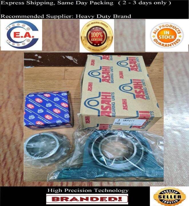 2" or 50mm UKP211 Original Japan Asahi Pillowblock 2" Bearing with ...