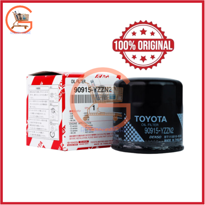 TOYOTA OIL FILTER 100% GENIUNE CAMRY SXV10 SXV20 ALTIS ZZE122 ZZE142 WISH 1.8 ZNE10 AVANZA 1.3 1 ...