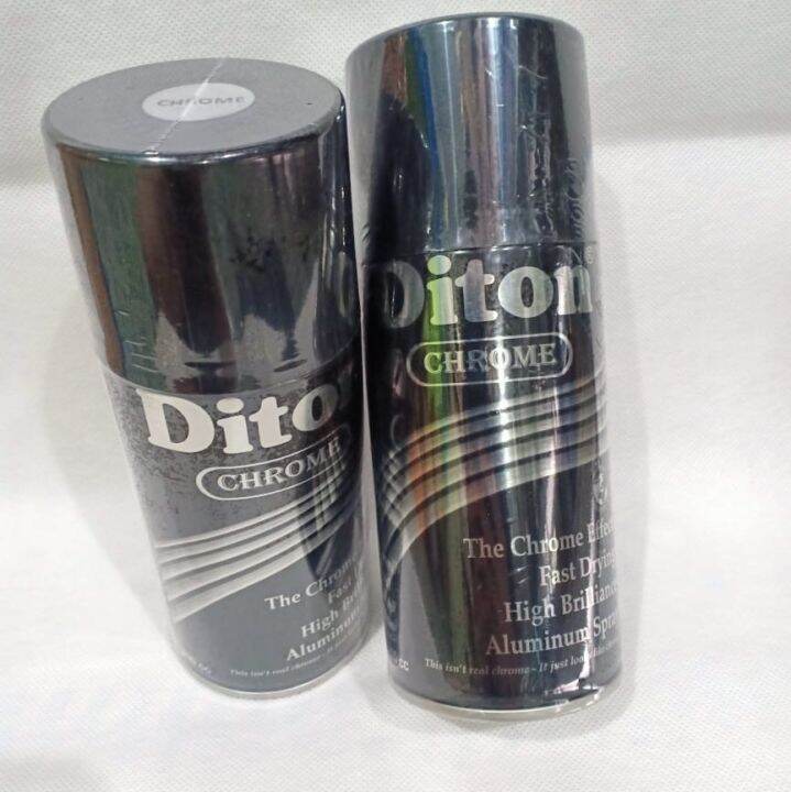 Pilok Pilox Cat Semprot DITON Warna Chrome / Stainless (150cc/Kecil ...