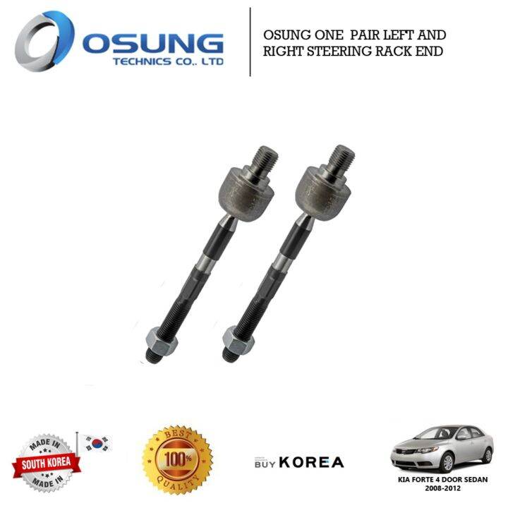 (FT-1) Kia Forte 1.6 Left And Right Steering Rack End (1 Pair) 57724 ...
