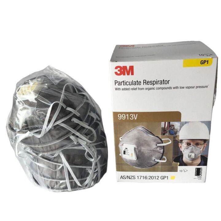 3M 9913V หน้ากากกันฝุ่น หน้ากากกันฝุ่นละออง กลิ่น แก๊ช และไอระเหย | Lazada.co.th