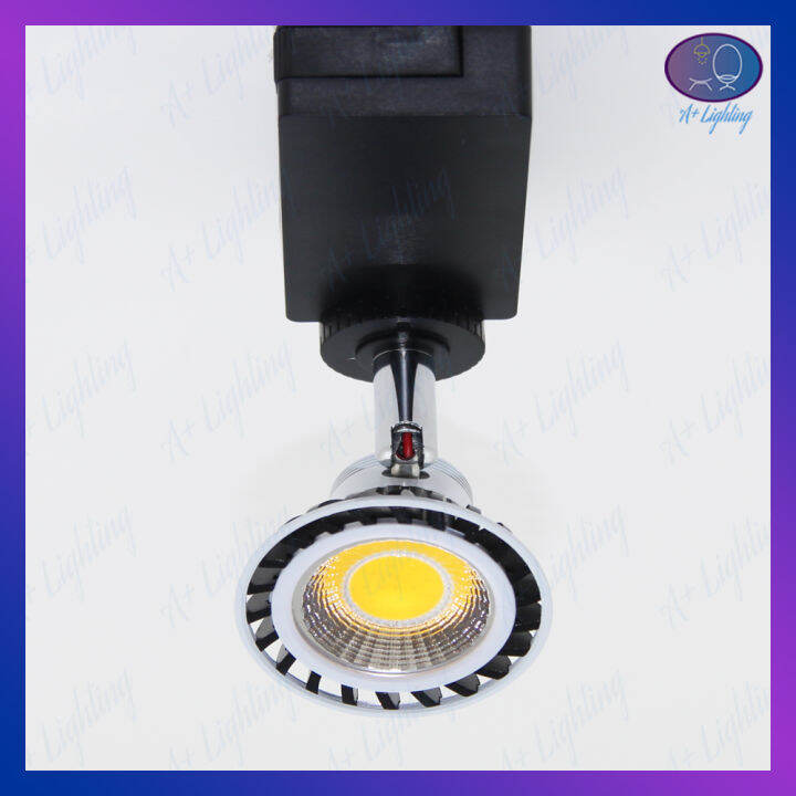 7W Modern LED Rail Track Lighting LED Track Light Black White 7W Spot ...
