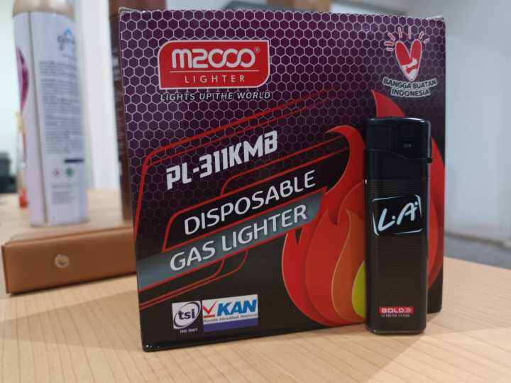 Korek gas Magnet Logo rokok merk M2000 Murah cetek ceetek | Lazada ...