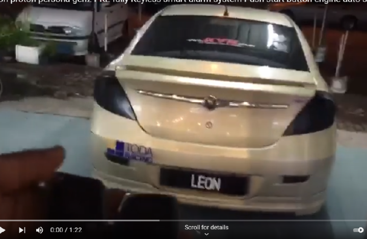 Leon PKE Fully Keyless Entry Persona Intelligent Smart Alarm System ...