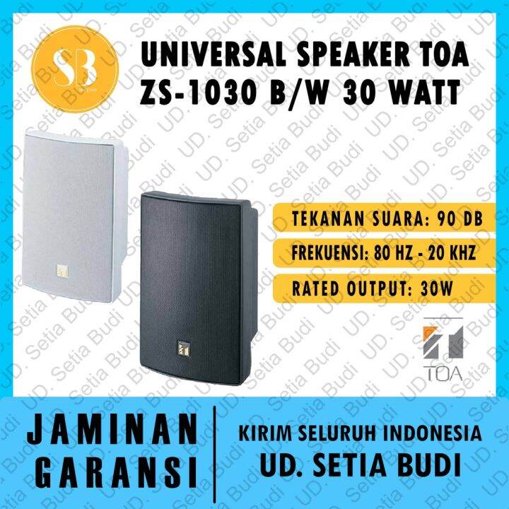 TOA Universal Speaker ZS-1030 B/W 30 Watt | Lazada Indonesia