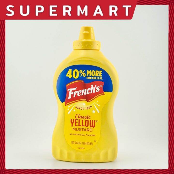 SUPERMART French's Classic Yellow Mustard Cream เฟร้นซ์ คลาสสิค เยลโล่ ...