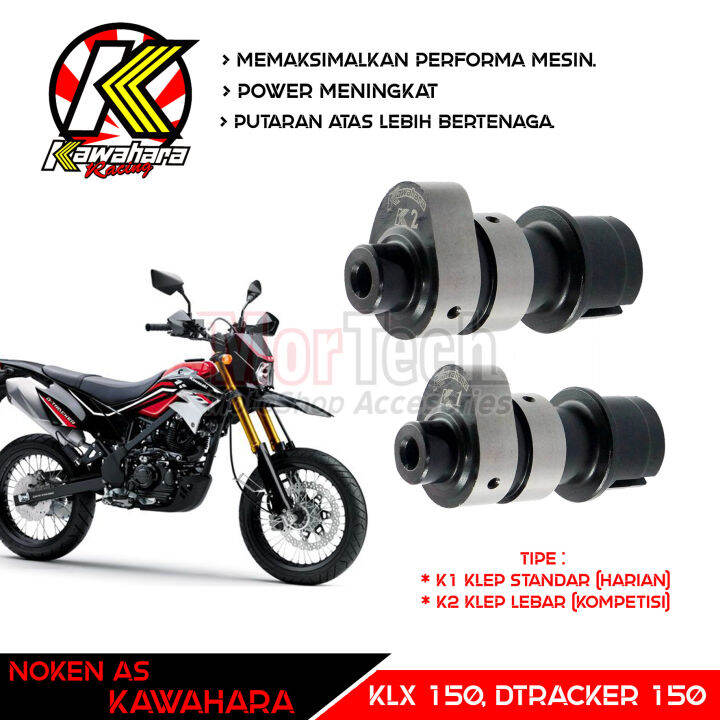 Kawahara Racing Noken As K1 K2 Camshaft Poros Penggerak Klep KLX 150 Dtracker D tracker 150 ...