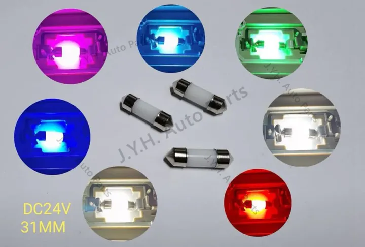 24V Room Lamp Led Roof Lamp Led Lorry Bulb 24V 31MM Long 24V LED BULB ...