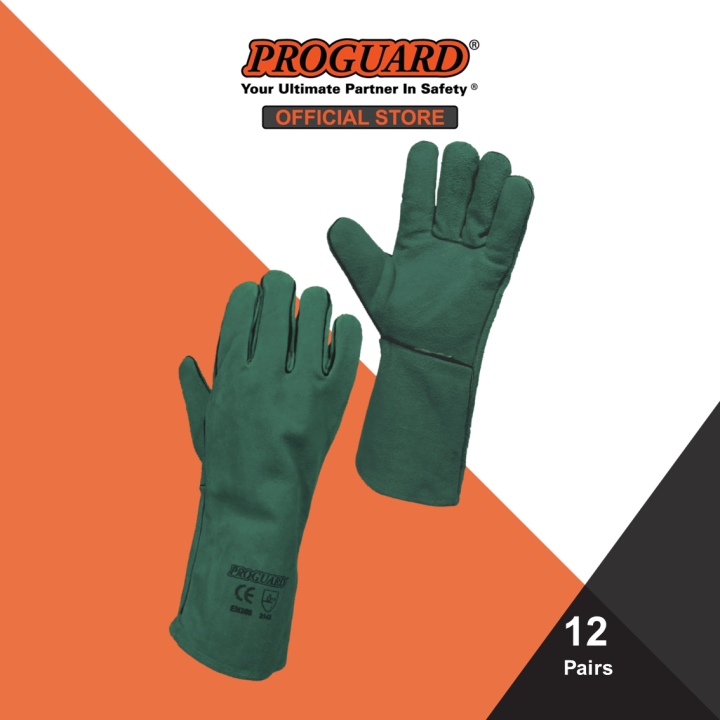 Proguard Full Leather Welding Glove Comfortable Welding Glove Abrasion ...