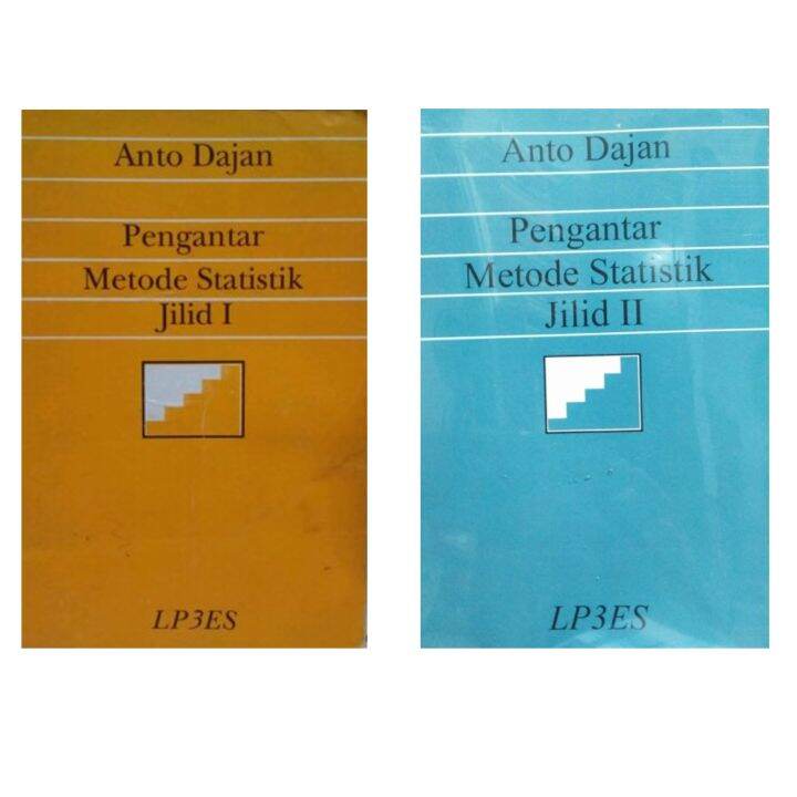 Paket 2 Buku Pengantar Metode Statistik Jilid 1 dan 2 - Anto Dajan | Lazada Indonesia