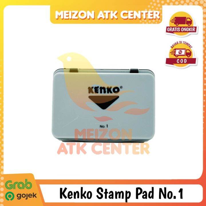 STAMP PAD No.1 KENKO BAK TINTA BANTALAN STEMPEL TEMPAT TINTA [1 PCS ...