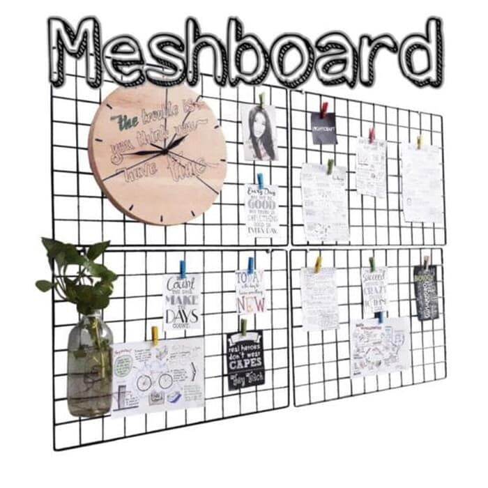 READY Paket lengkap Meshboard / gridwall / grid wall / wiremesh / wire ...