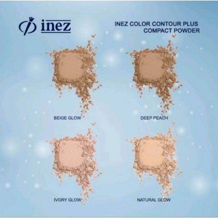 Inez Color Contour Plus Compact Powder | Lazada Indonesia