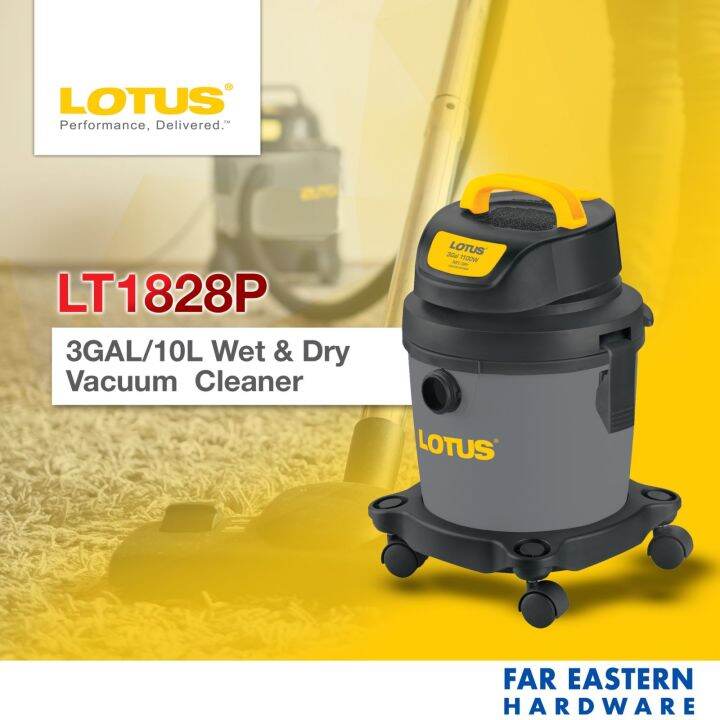 LOTUS Vacuum Cleaner Wet/Dry 3GAL LT1828P with Blower LTVAC | Lazada PH