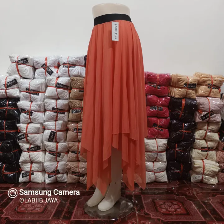 Rok Panjang Rangkap Dua Menyilang Untuk Tari Atau Senam Model Simetris ...