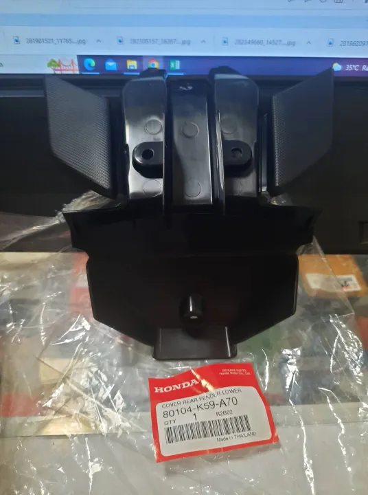 Honda click game changer version 2 (same click 125 at 150)COVER REAR ...