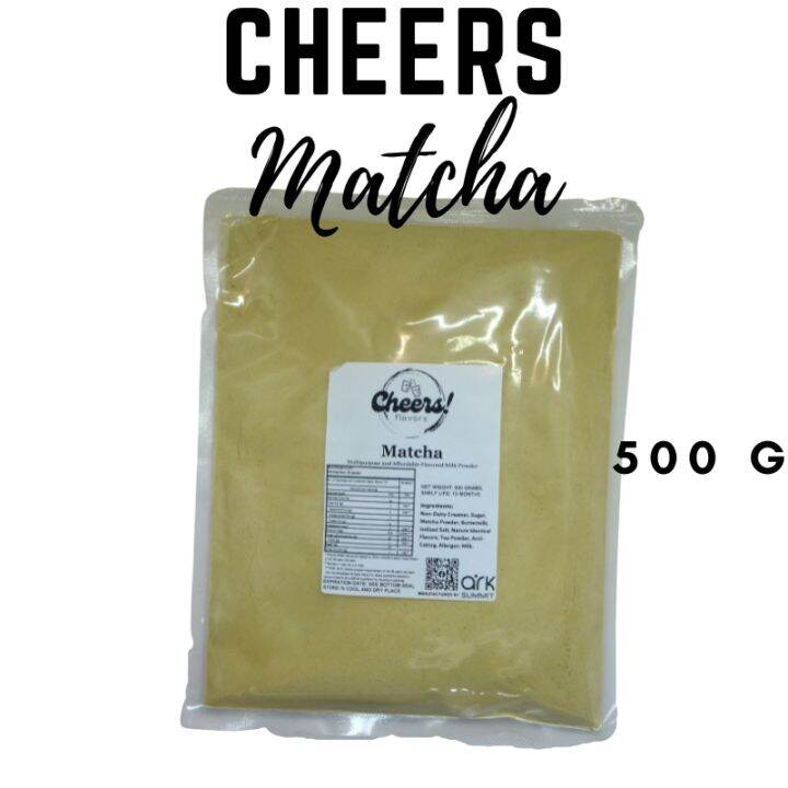 Hot Cheers Matcha Premium Powder Flavor 500g for MilkTea Shakes and ...