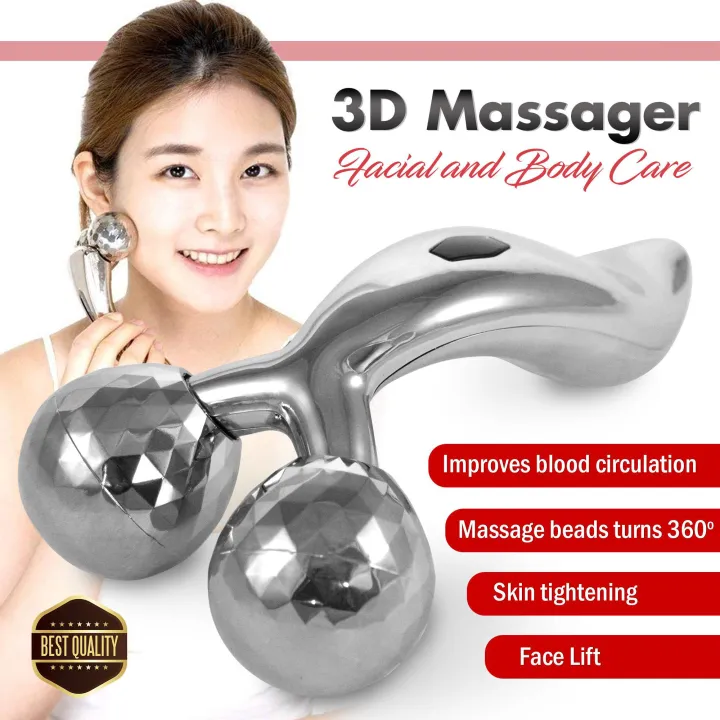 Face Body Roller Massager 3d Roller Face Massager Y Shape Face Lift