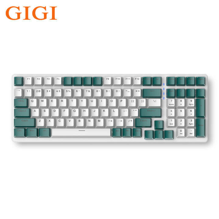 GIGI K3 Mechanical Keyboard 100 Keys RGB Backlight USB Type-C Wire ...