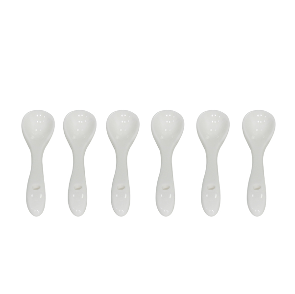 Gourdo's Porcelain Custard Spoon Set Of 6 | Lazada PH