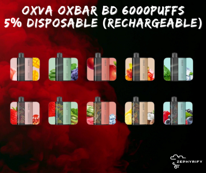 OXVA OXBAR BD6000 Puffs 5% Disposable Authentic Original | Lazada PH