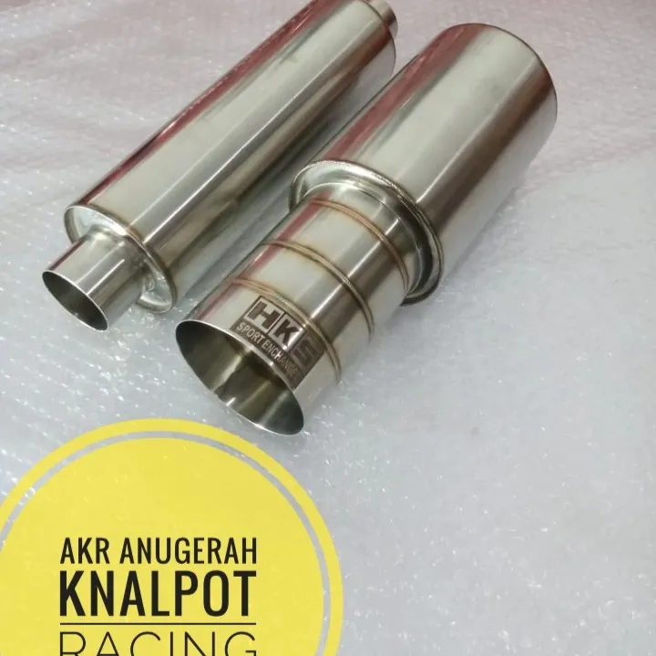 Knalpot mobil bas bulat satu set dengan resonator | Lazada Indonesia