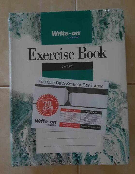 F5 EXERCISE BOOK 70gsm 80's - CW2501 (10 BOOKS) | Lazada