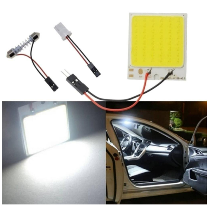 SMD COB LED T10 Festoon 12V Car interior light Dome Lamp room Lamp Bulb ...