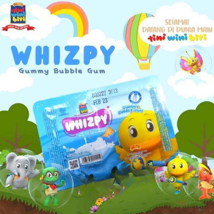 Tini Wini Biti/ Whizpy Crackers/ Rasa Gummy Buble Gum/ 22g | Lazada ...