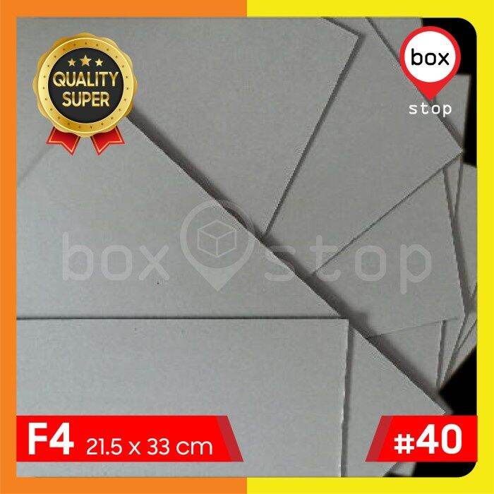Karton Bot - Karton Tebal Abu - Hard Board Grey No.40 -uk21.5x33cm -F4 ...