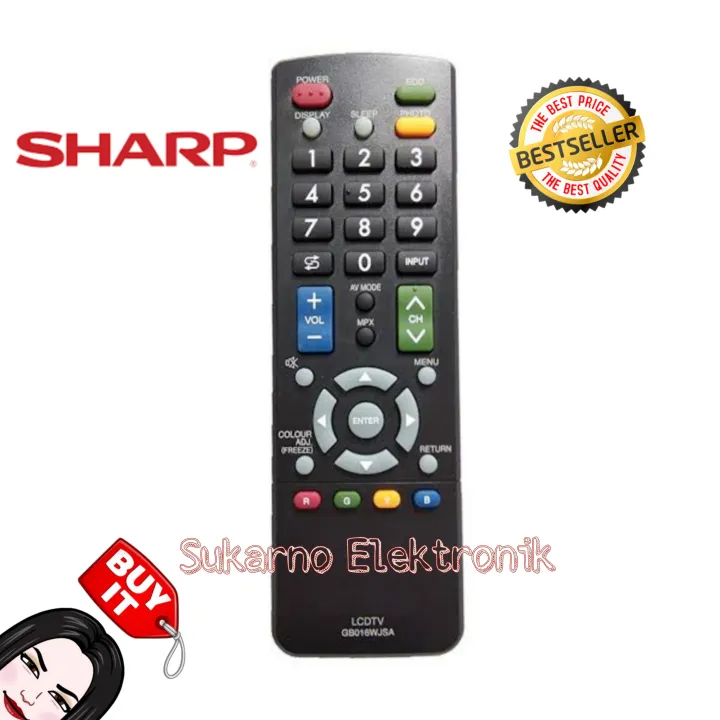 Remote TV Sharp Seri GB016WJSA bisa untuk semua seri tv sharp | Lazada Indonesia