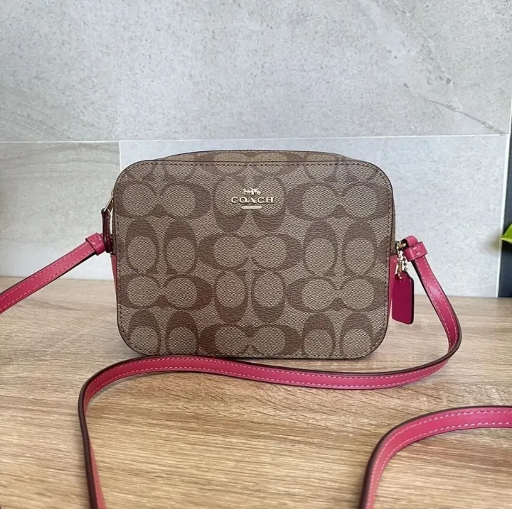 Guaranteed Authentic Coach Women's Mini Camera Bag In Signature Canvas ...