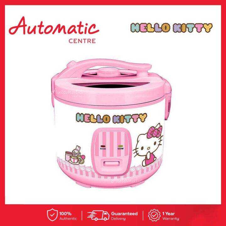 Hello Kitty CLRC15J Pink 1.5 Liters 8 Cups, Rice Cooker with Non-Stick ...