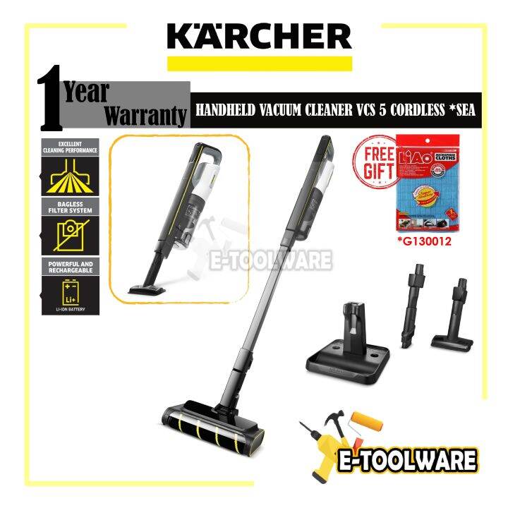 Karcher Handheld Vacuum Cleaner VCS5 Handheld Vacuum Cordless Stick ...