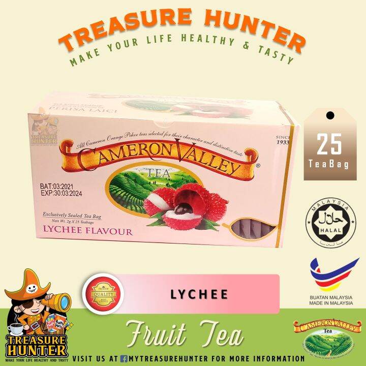 Cameron Valley LYCHEE TEA 25 SACHETS | Lazada