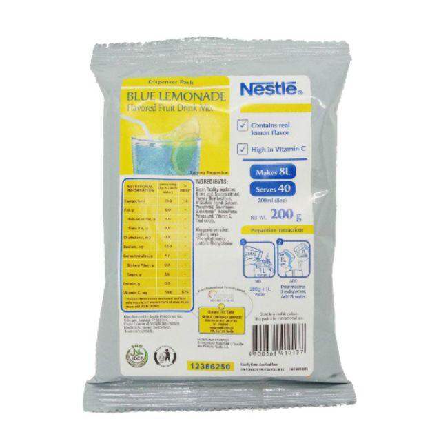 Nestle juice powder drinks cucumber, house blend, restaurant blend ...