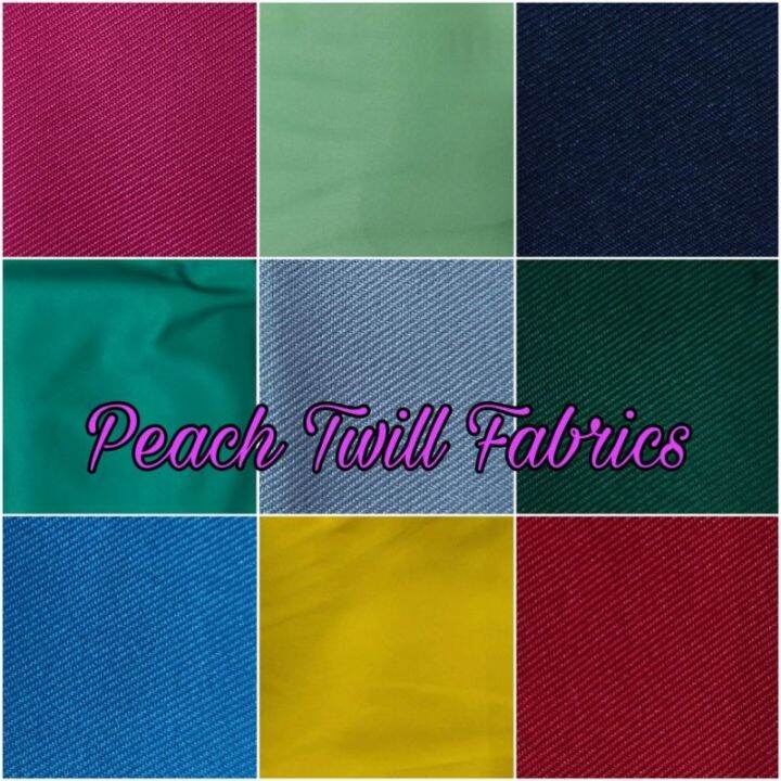 Kanebo Peach Twill Fabric 60inches width(Sold Per Yard) Raw Cloth | Lazada PH