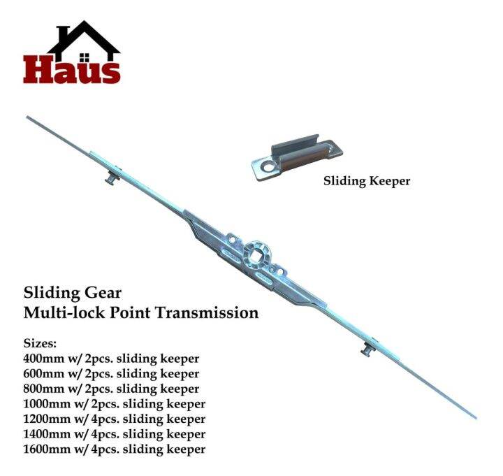 Sliding Gear 1600mm Multi lock point Transmission with 4 pcs Sliding ...