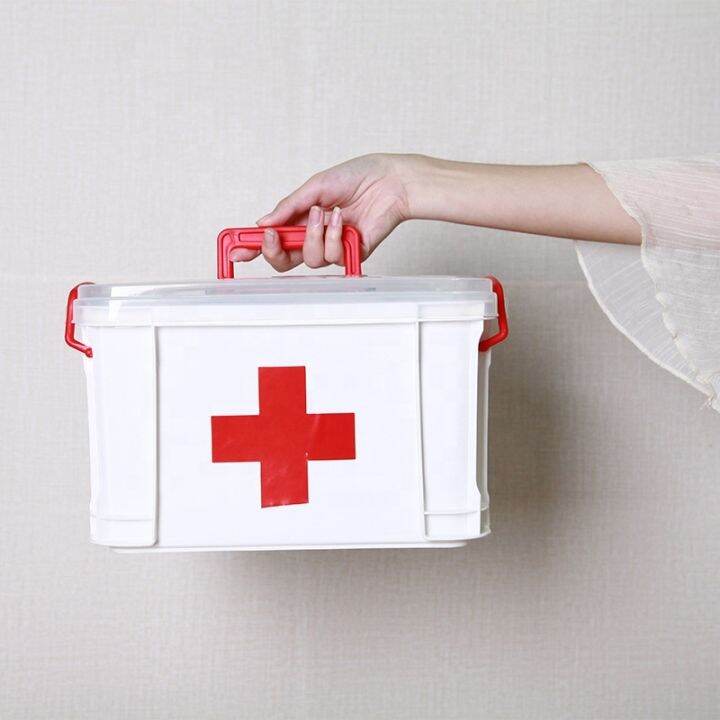 (Large) First aid box first aid kit Medicine Cabinet | Lazada PH