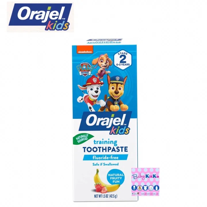 Orajel Fluoride Free Training Toothpaste | Lazada PH
