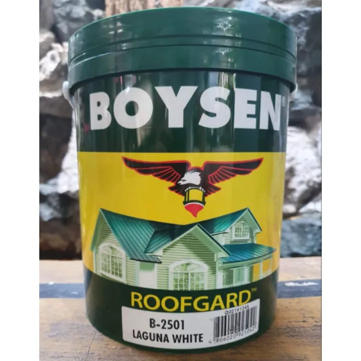 Roofgard B-2501 Laguna White 4L Boysen Acrylic Gloss Roof Paint ...