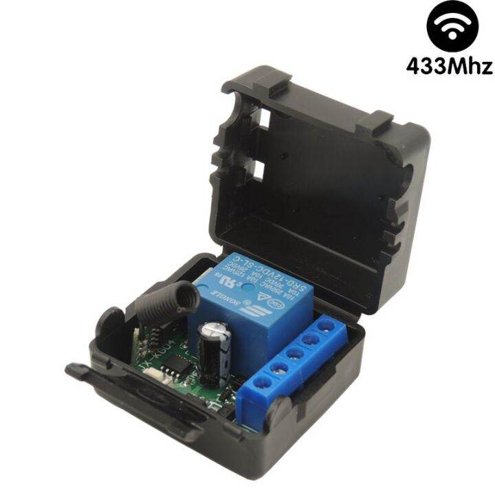 Electronic Lock Switch 12V 10A Wireless Remote Control Switch Relay ...