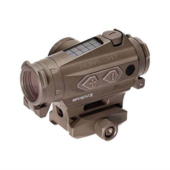 Sig Sauer SOR43131 Romeo4T Red Dot Sight, Ballistic Circle Dot, Solar ...
