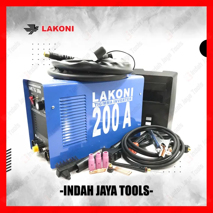 LAKONI HAWK TIG 200E Mesin Las Listrik Argon Inverter Travo Stainless ...
