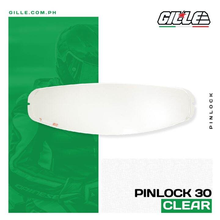 Gille Pinlock 30 Anti Fog Resistant Helmet Shield Clear Visor for ...