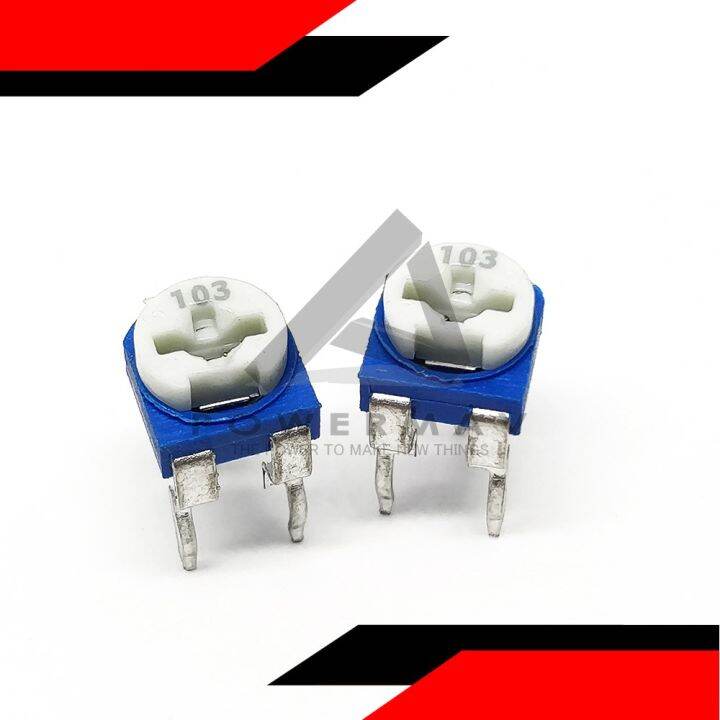 2pcs 10k trimpot top adjustable Trimmer Pot Variable Resistor RM065 ...