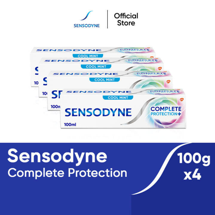 Sensodyne Complete Protection Toothpaste 100g [Pack of 4] All In One ...