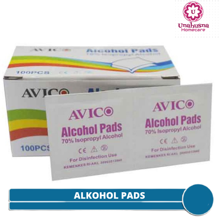 Avico Alkohol Pads Swab Tisu Alcohol Tissue Isi 100 Pcs | Lazada Indonesia